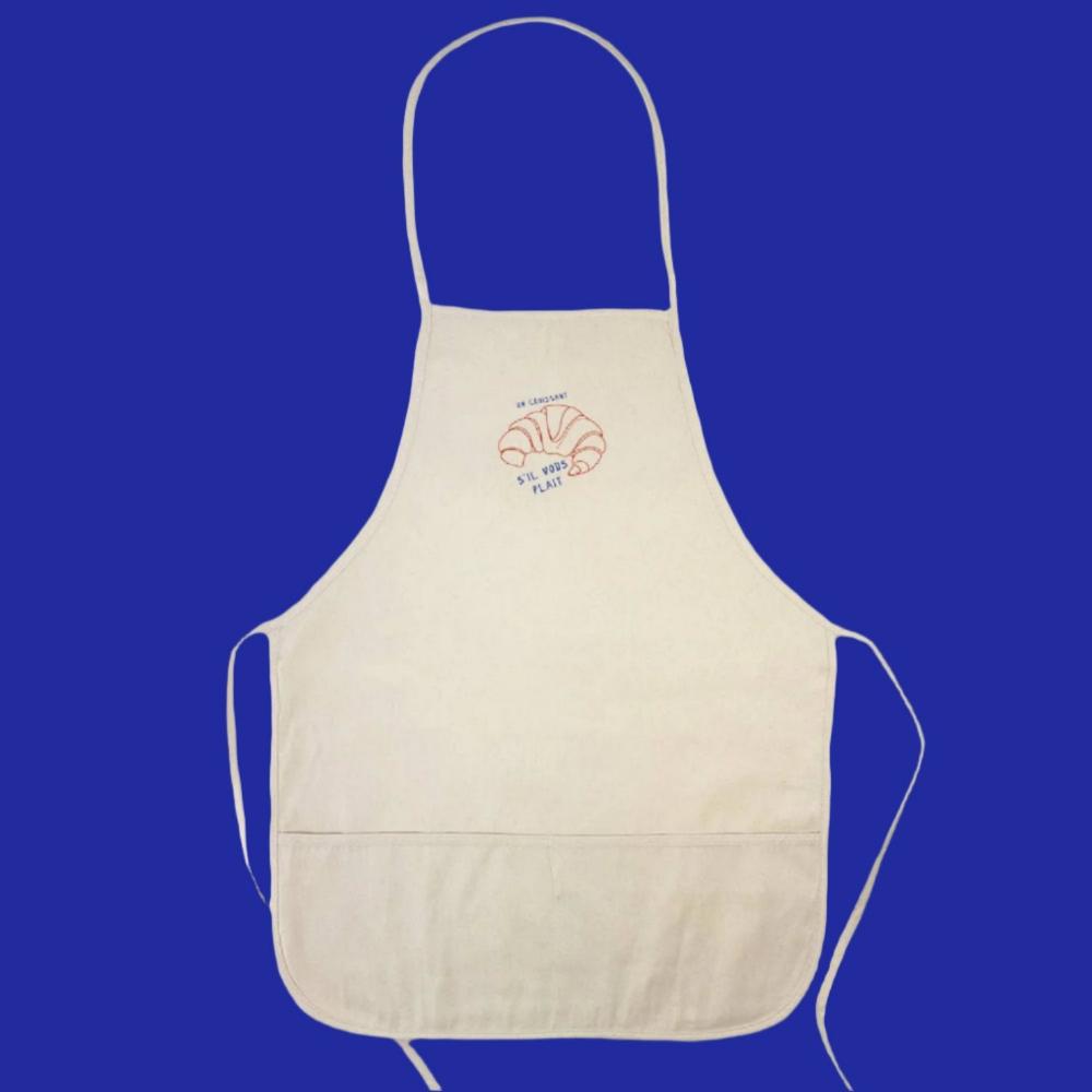 Un Croissant S'il Vous Plait - Women's Apron – Nest of San Francisco